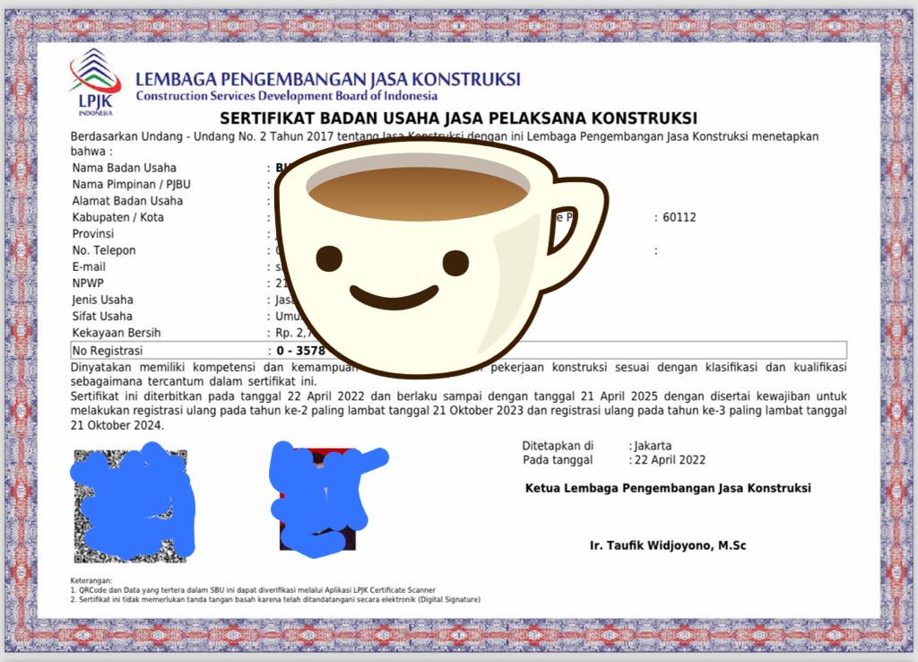 Solusi Cepat Sertifikat Standar Jasa Konstruksi OSS RBA Terverifikasi ...